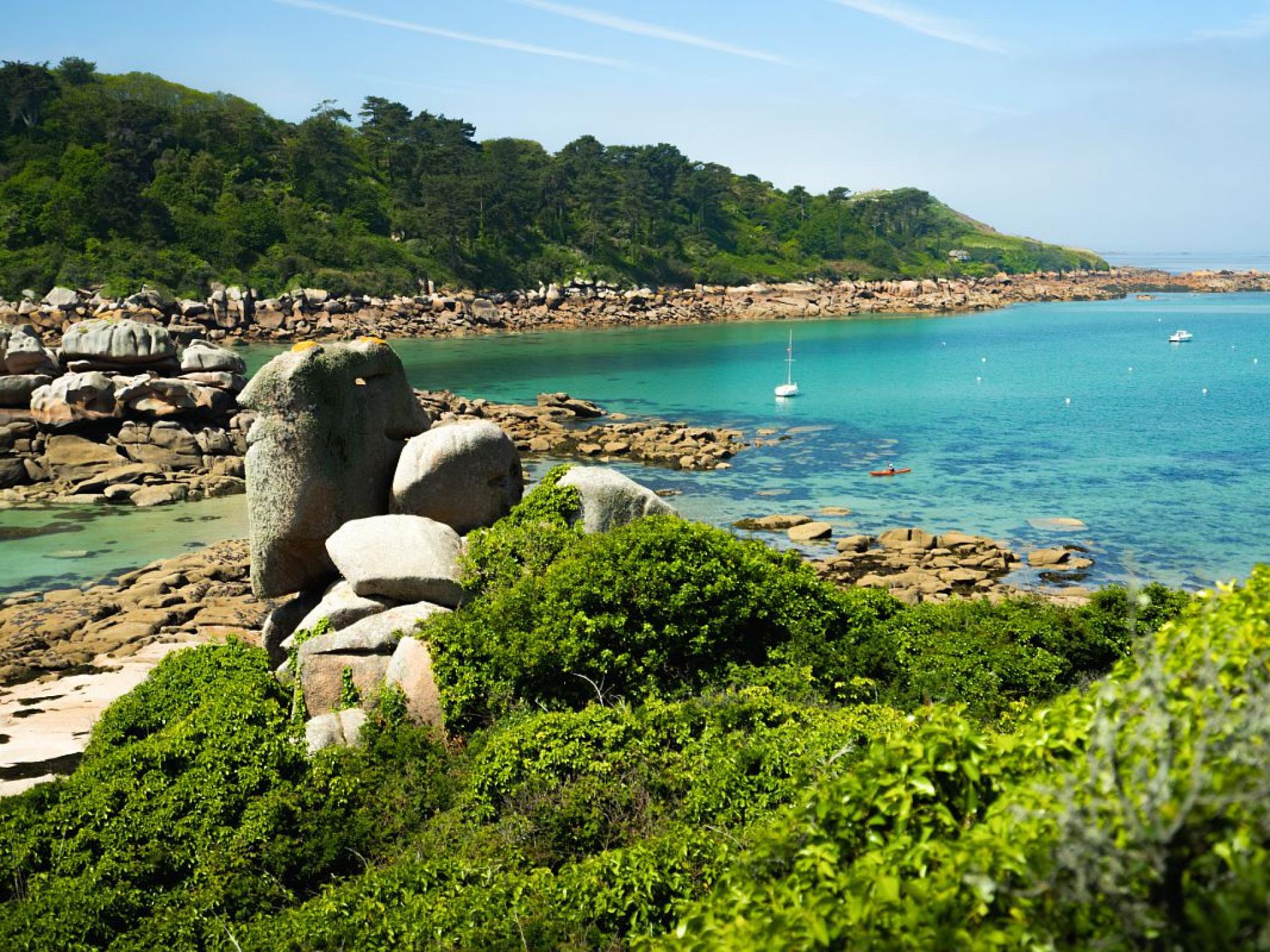 © Ile Milliau vue depuis le Castel | PORIEL Thibault / SB